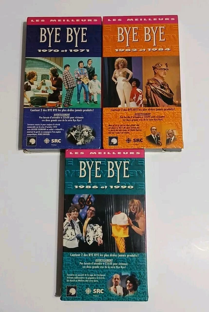 LES MEILLEURS BYE Bye 1970-1990 VHS Français Québec Radio-Canada *Rare ...