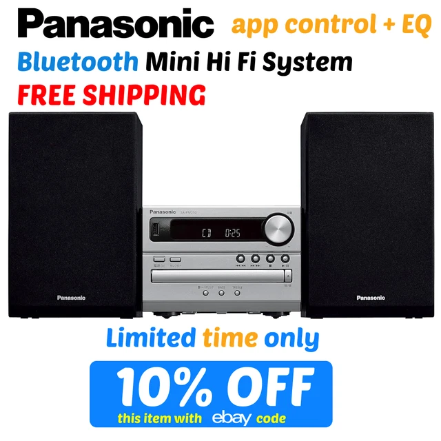 PANASONIC HI FI Stereo System Radio FM AM Bluetooth CD MP3 USB Sound ...