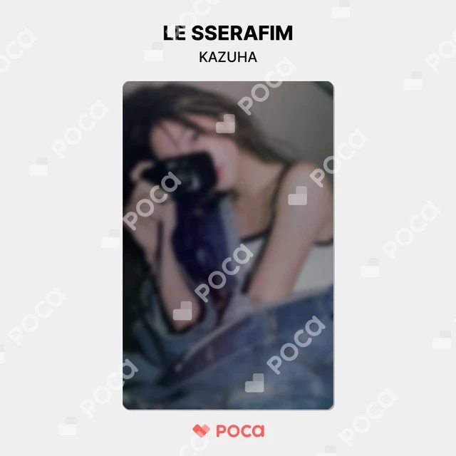 [LE SSERAFIM KAZUHA] Carte photo de bienfaisance ANTIFRAGILE WEVERSE EUR 5,52 - PicClick FR