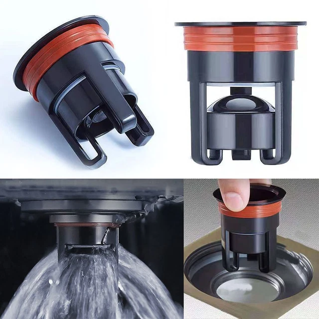 ANTI-ODOR ONE WAY Valve Shower Drainer Floor Drain Core Drain Cover ...