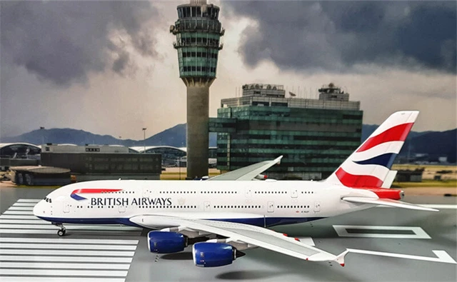 PHOENIX BRITISH AIRWAYS FOR AIRBUS A380 G-XLEF 1:400 Aircraft Pre-built ...