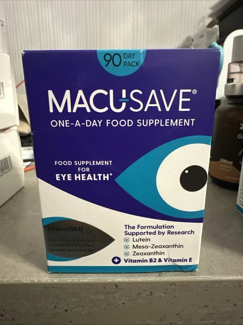 MACUSAVE ONE A Day Eye Health 90 Capsules EXP DATE 2027/2028 £19.49 ...