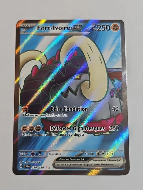 CARTE POKÉMON - Fort-Ivoire EX 230/198 Écarlate et Violet - Française ...