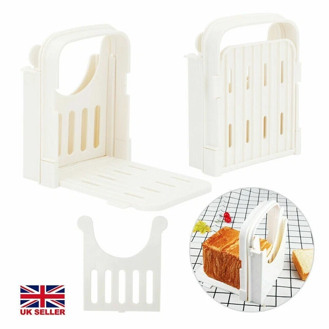 HOT BREAD SLICER Foldable Toast Slicer Adjustable Toast Slicing Machine ...