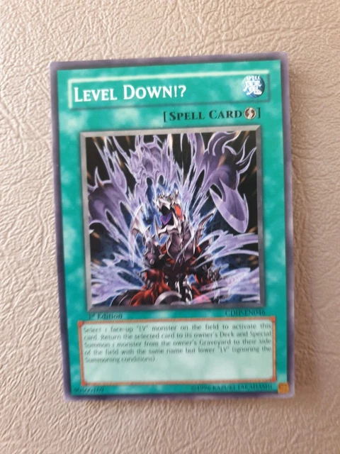 YUGIOH LEVEL DOWN ? Cdip-En046 1St Ed Nm $1.25 - PicClick AU