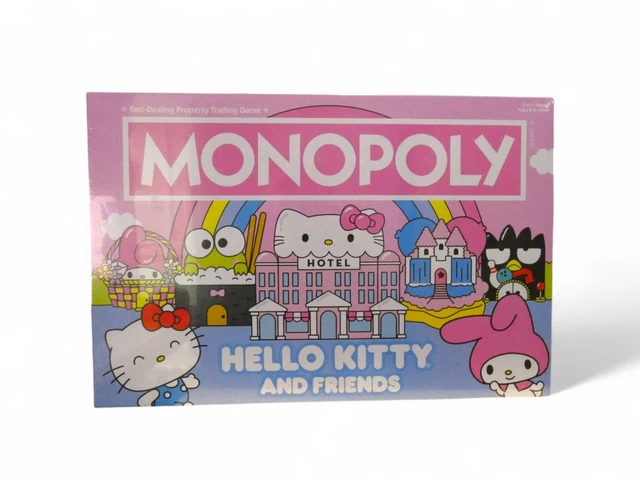 HELLO KITTY MONOPOLY Board Game Kitty & Friends Brand New Sealed £21.40 ...