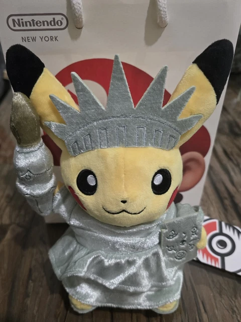 PIKACHU STATUE OF Liberty Pokemon Center Nintendo Store New York City ...