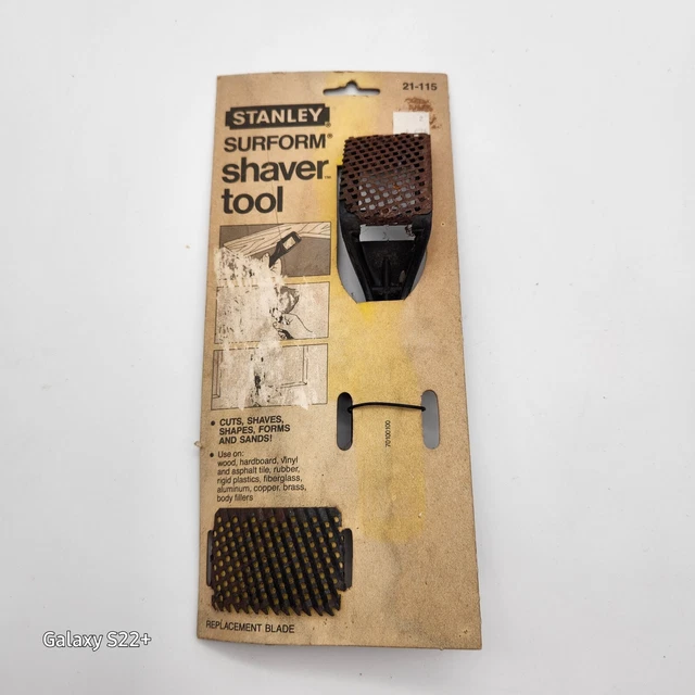 NEW OLD STOCK Circa 1988 Stanley Surform SHAVER PLUS Extra Replacement ...