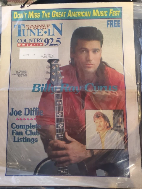 COUNTRY 92.5 WWYZ FM TUNE IN NEWSPAPER VOLUME 11/ NO 6 JUNE 1993 BILLY ...