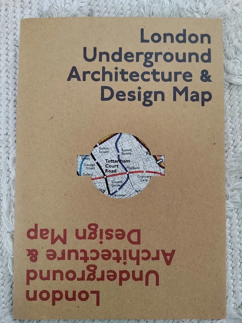 LONDON UNDERGROUND ARCHITECTURE & Design Map by Mark Ovenden (Sheet map ...