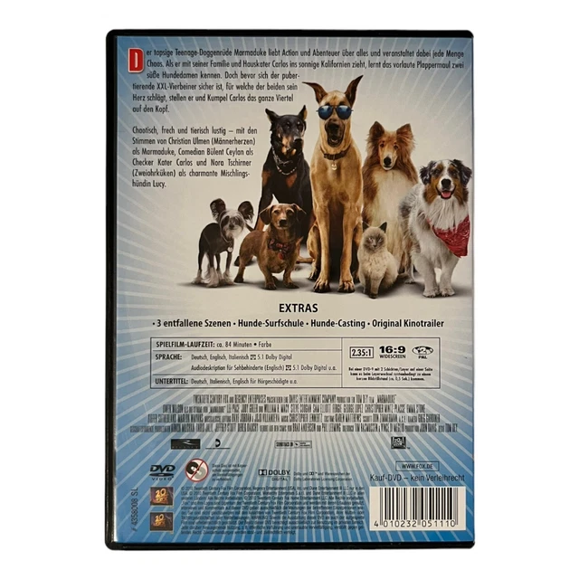 MARMADUKE MIT OWEN Wilson Christopher Mintz-Plasse Emma Stone | DVD ...