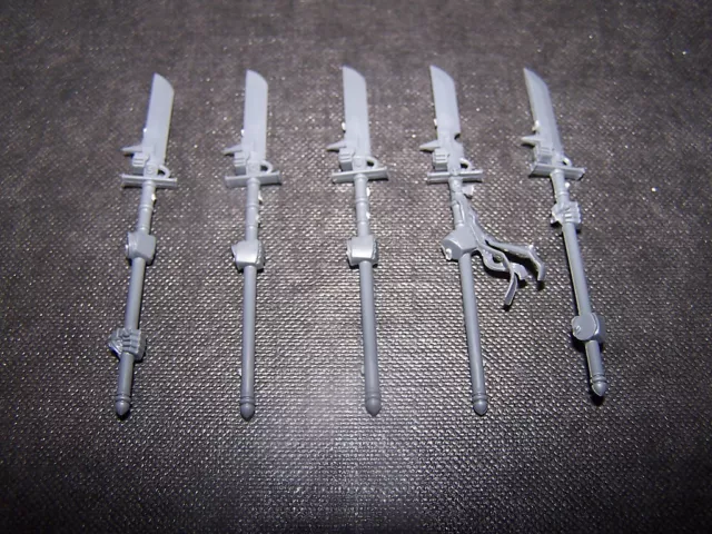 5 SPACE MARINE Grey Knight Terminator Nemesis Force Halberds bits 40K ...