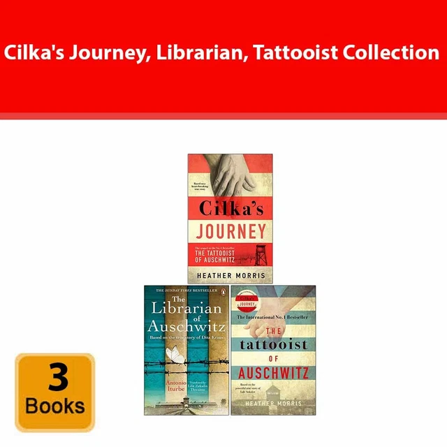 CILKA'S JOURNEY, LIBRARIAN, Tattooist of Auschwitz 3 Books Collection ...