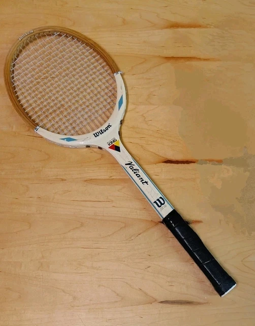 RARE VERSION BILLIE JEAN KING Wilson Valiant Strata Bow Speed Flex ...