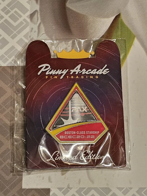 PAX EAST 2022 Pinny Arcade Limited Edition Lenticular Starship Pin $33. ...