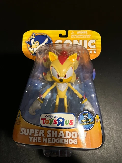 SEGA SONIC THE Hedgehog 6 Inch Action Figure Super Shadow Jazwares Toys ...