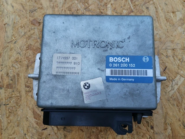 BMW 3ER E30 320i M20 Motronic Motorsteuergerät ECU BOSCH 0261200152 EUR ...
