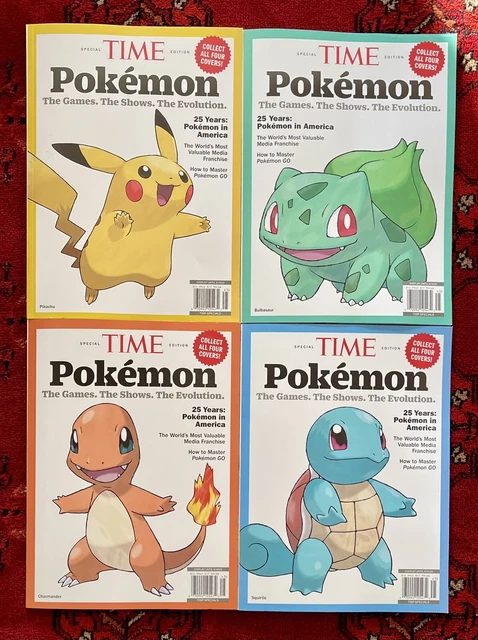 POKÉMON TIME MAGAZINE Special Edition 2024 25 Years in America Complete ...