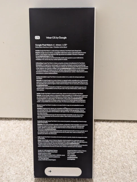 GOOGLE PIXEL WATCH 4 41mm LTE SEALED NEW Smartwatch RRP £449.99 £319.99 - PicClick UK