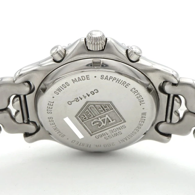 TAG HEUER BATTERY replaced S el Cell Series Chronograph CG1112 Date ...