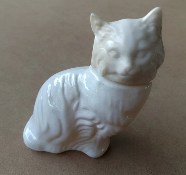 VINTAGE AVON RAPTURE Cat Cologne Half Full Frosted Glass Bottle Kitsch ...