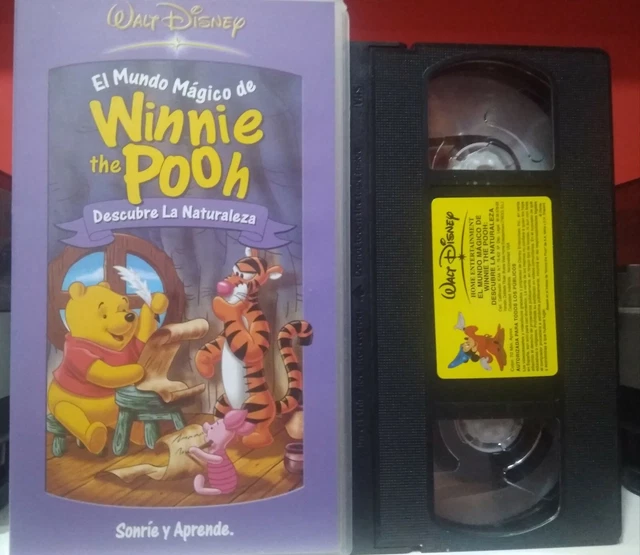 VHS EL MUNDO Mágico De Winnie The Pooh Descubre La Naturaleza Walt ...