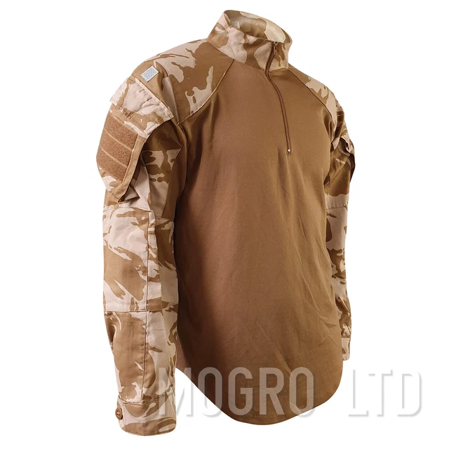 GENUINE BRITISH ARMY Desert DPM UBACS Under Body Armour Combat Shirt ...