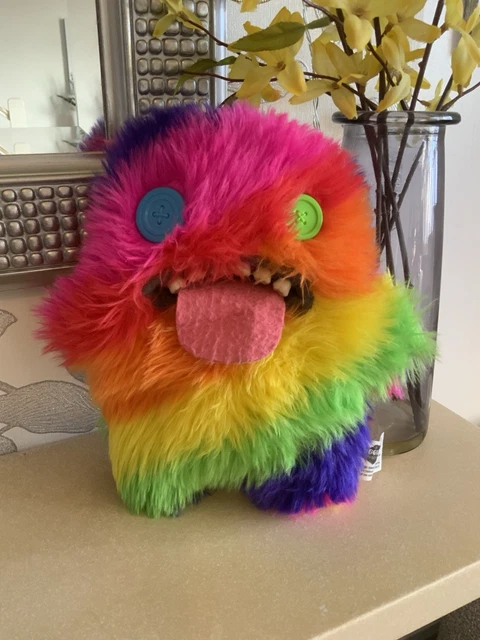 FUGGLER LABORATORY MISFITS - Rainbow Oogah Boogah Funny Ugly Toy Plush ...