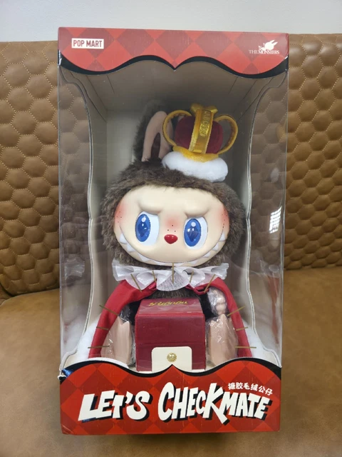 POPMART LETS CHECKMATE Series King Vinyl Plush Doll £104.68 - PicClick UK