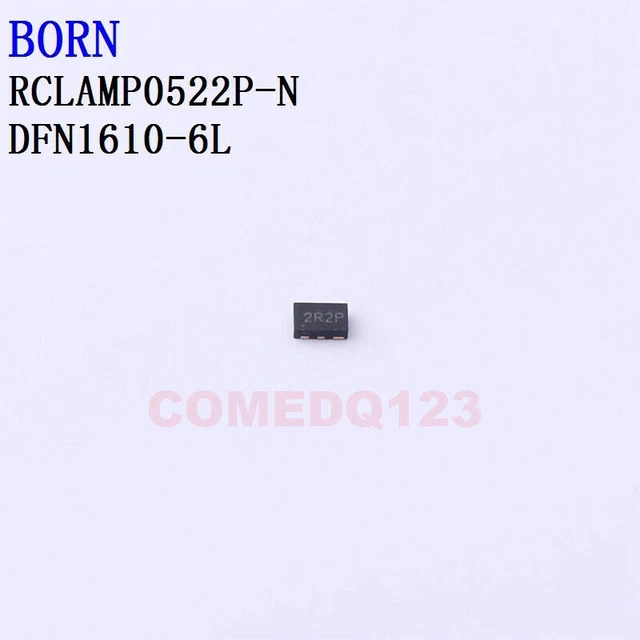 50PCSX RCLAMP0522P-N DFN1610-6L BORN ESD Protection Devices #A7 £7.68 - PicClick UK