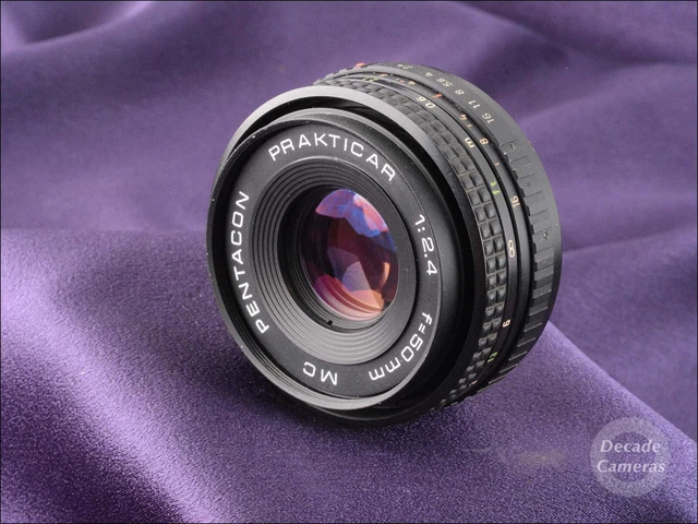 PRAKTICA B MOUNT Pentacon Prakticar MC 50mm f2.4 Pancake Lens - VGC ...