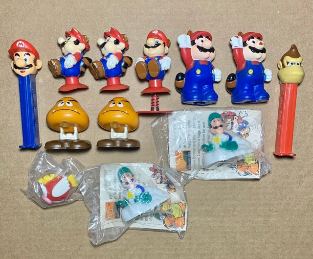 VINTAGE 1989 MCDONALD'S Nintendo Super Mario Bros Figures Toys Lot ...
