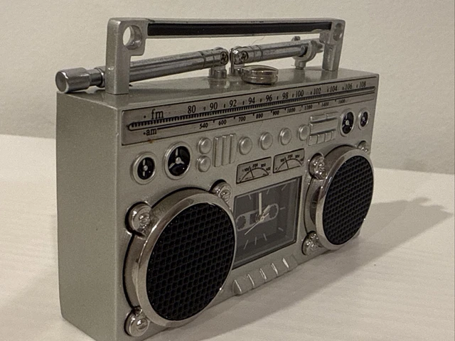 MINI DESK TOP Clock Boombox $90.00 - PicClick AU