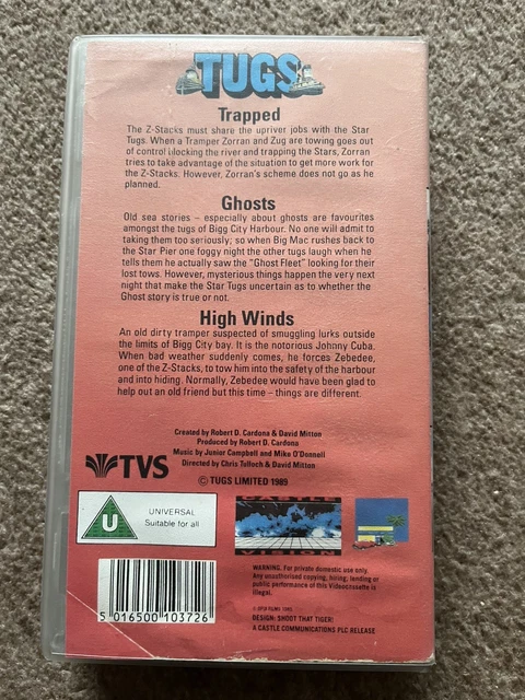 TUGS VHS TRAPPED, Ghosts, High Winds - Vintage Childrens £16.10 ...