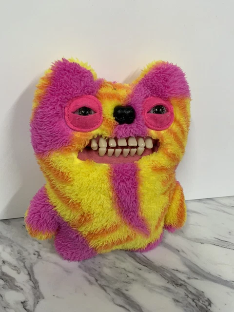 FUGGLER 22CM LABORATORY Misfits Old Tooth Tie Dye Plush Toy Funny Ugly ...