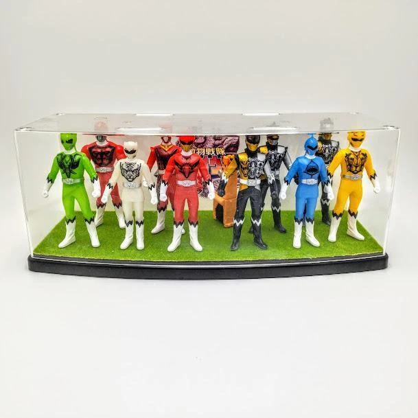 POWER RANGERS DOUBUTSU Sentai Zyuohger soft vinyl hello 10set Bundle ...