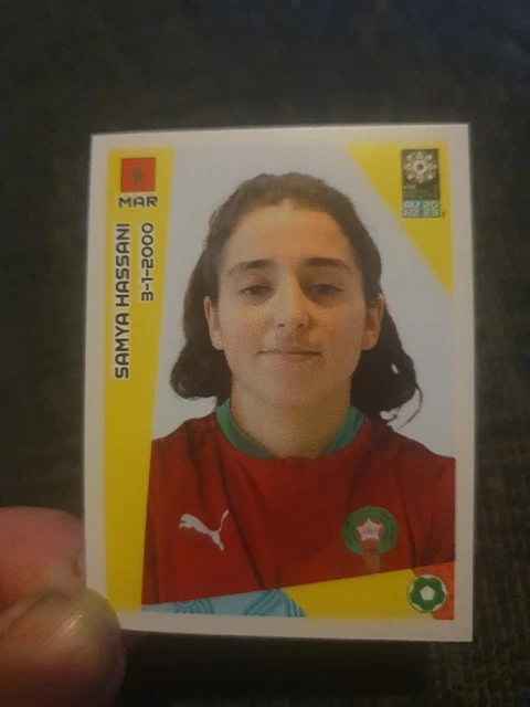 AUTOCOLLANT COUPE DU Monde Féminine Panini AU NZ 2023 Samya Hassani ...