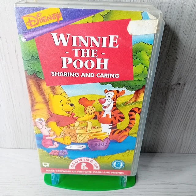 WINNIE THE POOH Sharing & Caring Vhs Tape - Rare Retro Movie Kids £20. ...