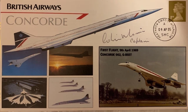 CONCORDE 36TH ANNIVERSARY of first flight Captain Colin Morris £6.95 ...