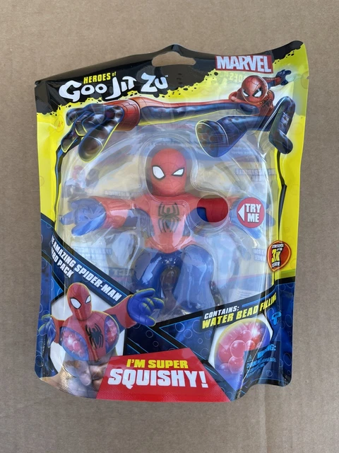 HEROS OF GOO Jit Zu Spider-Man Super Squishy Stretch Marvel Play Toy £ ...