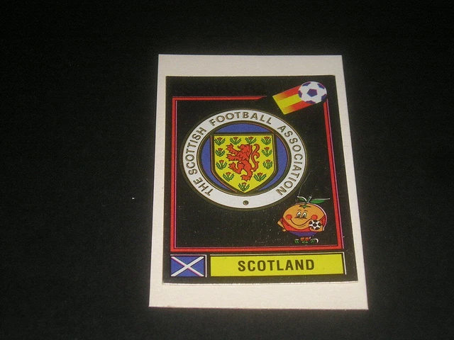 FIGURINA/STICKER BADGE SCOTLAND Album Panini World Cup Espana 82 ...