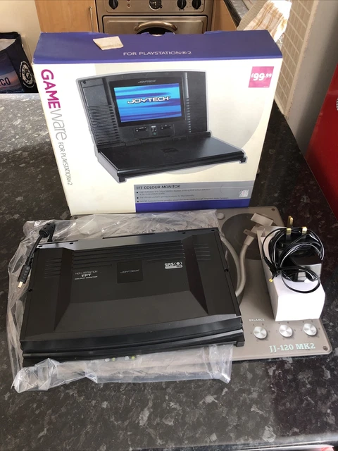 PLAYSTATION 2 PS2 Joytech Gameware 7"" monitor schermo TFT in scatola ...