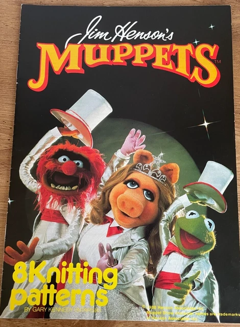 THE MUPPETS KNITTING PATTERN 8 intarsia jumper Jim Henson Gary Kennedy ...