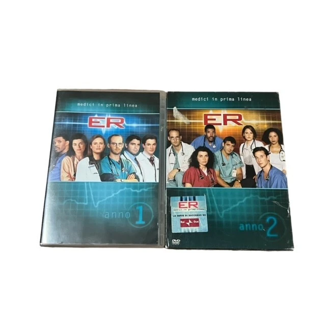 ER: COMPLETE SEASONS 1 & 2 DVD George Clooney Anthony Edwards Region 2 ...
