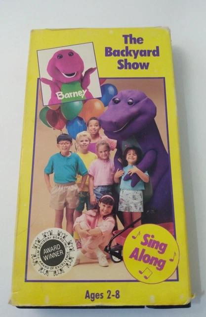 BARNEY THE BACKYARD Show VHS Tape 1992 Sing Along Vintage £12.99 ...