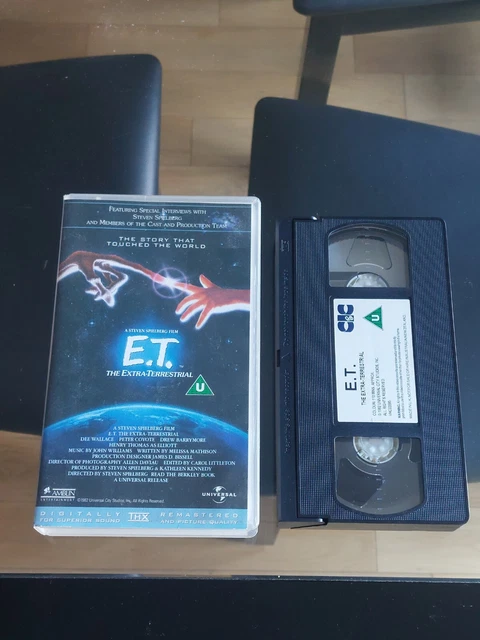 ET - THE Extra-Terrestrial THX Digitally Remastered VHS + Behind The ...