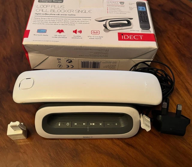 IDECT LOOP PLUS Cordless Phone with Answer Machine and Call Blocker ...