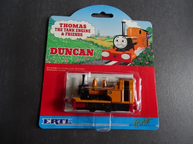 THOMAS THE TANK Engine & Friends - Duncan - Orange locomotive - ERTL ...