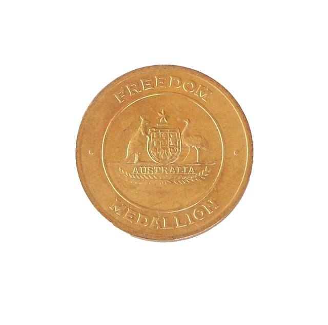 VINTAGE 1995 FREEDOM Medallion Wwii 50 Years Australia Remembers Coin ...