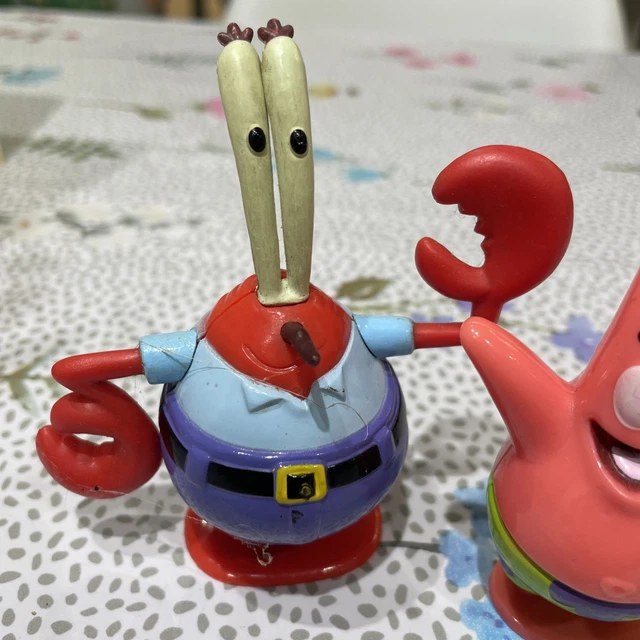 VIACOM SPONGEBOB SQUAREPANTS Figures Bundle Patrick Mr Krabs ...